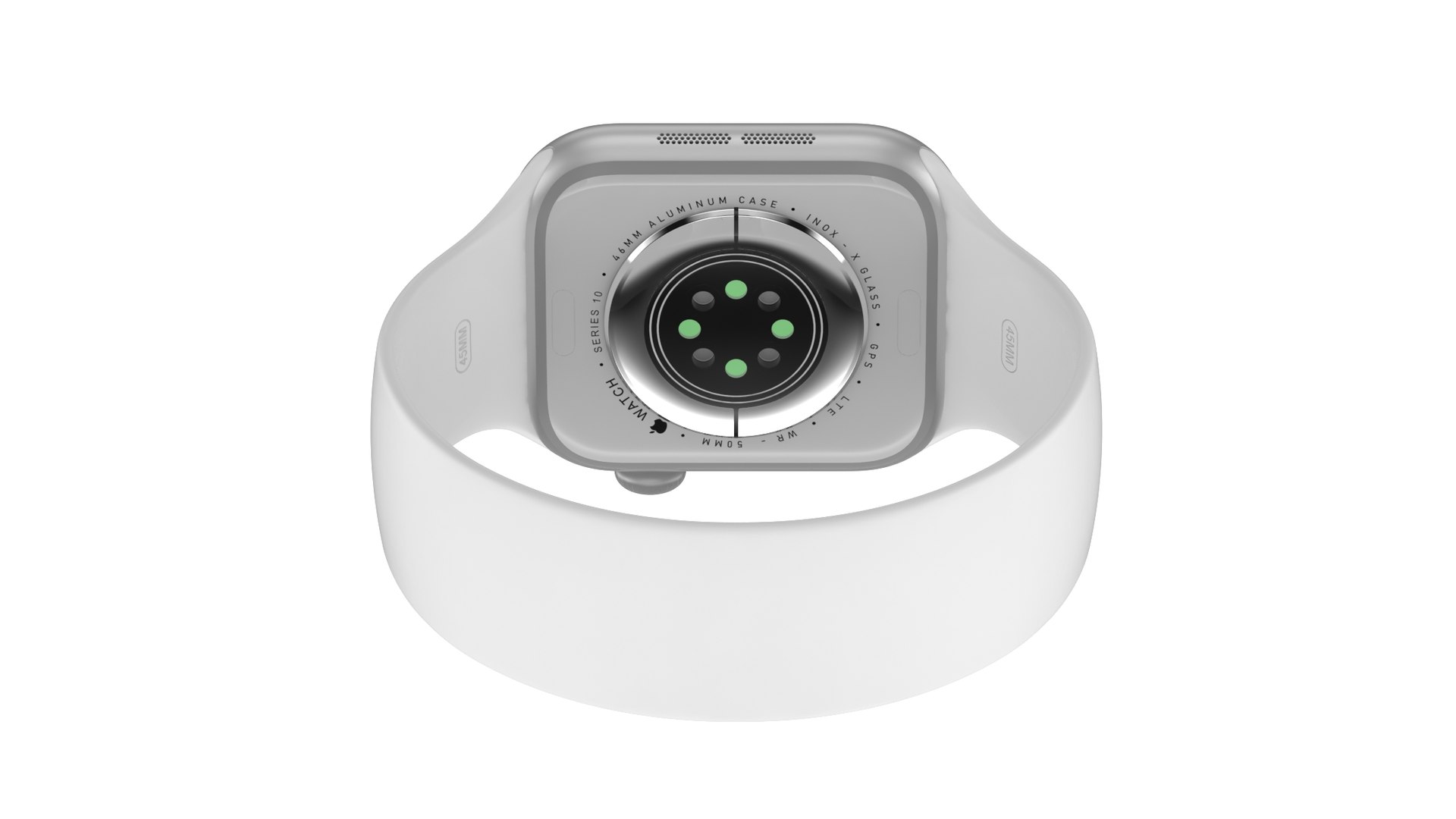 3D Apple Watch Series 10 Aluminum Silver Model - TurboSquid 2292708