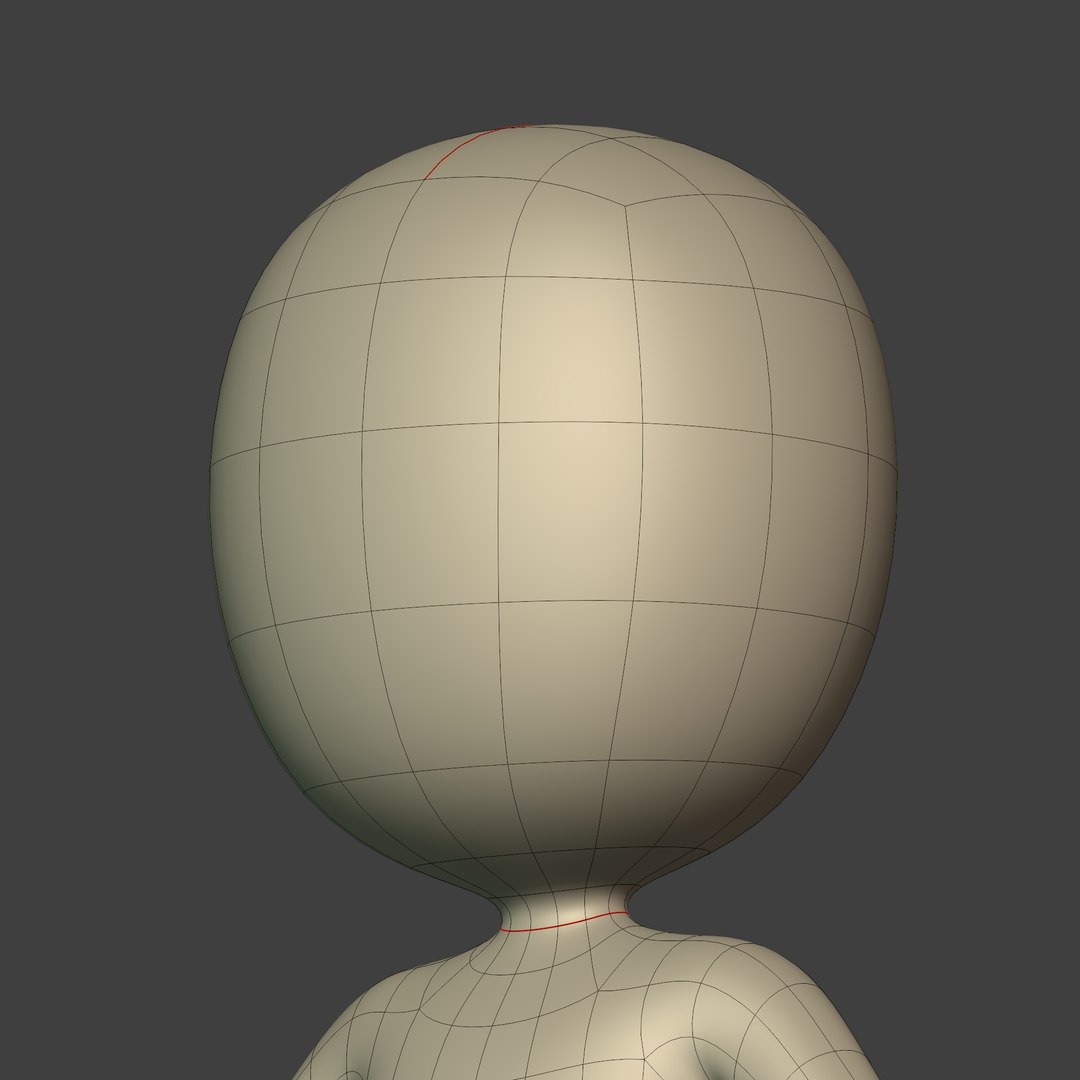Cartoon Stickman Based 3D Model - TurboSquid 1405962