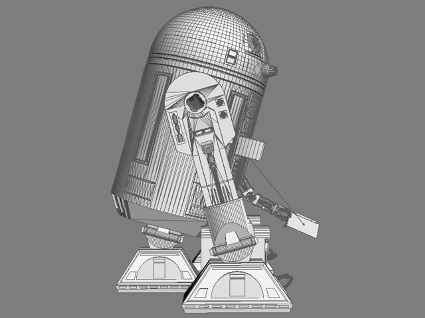 3d Model R2d2 Robot