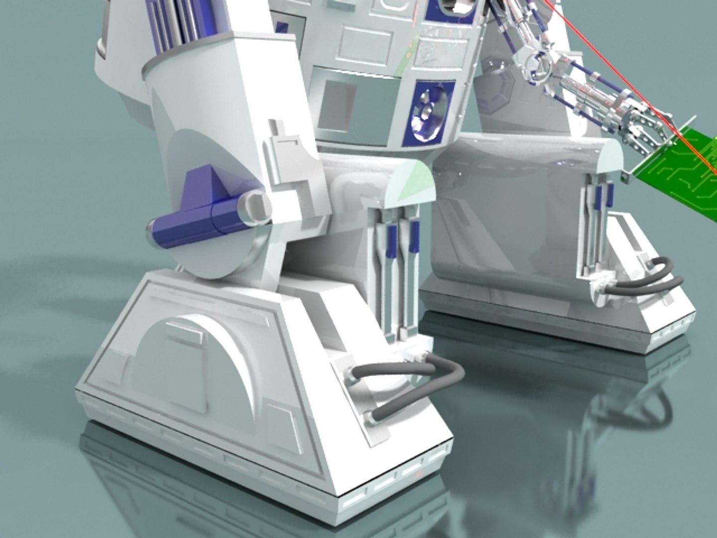 3d Model R2d2 Robot