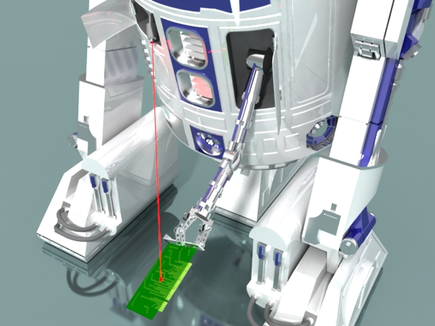 3d Model R2d2 Robot