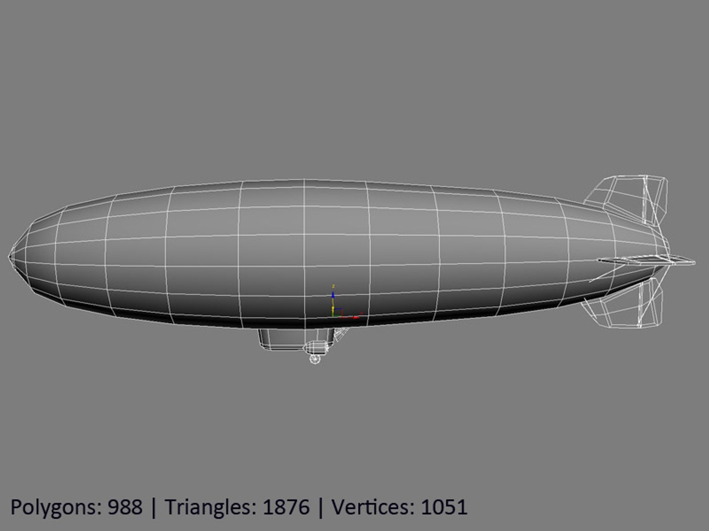 3d Blimp Model