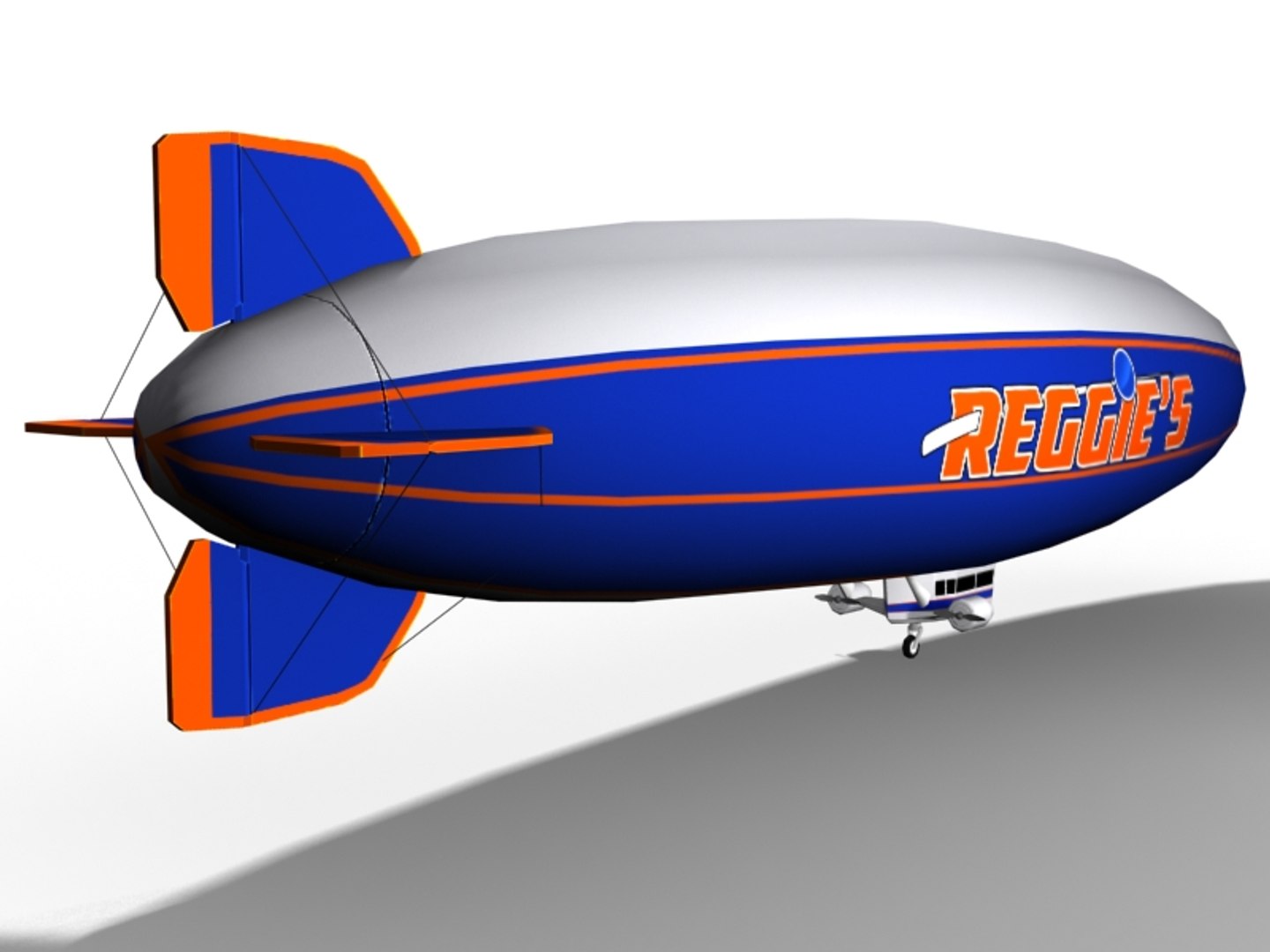 3d Blimp Model