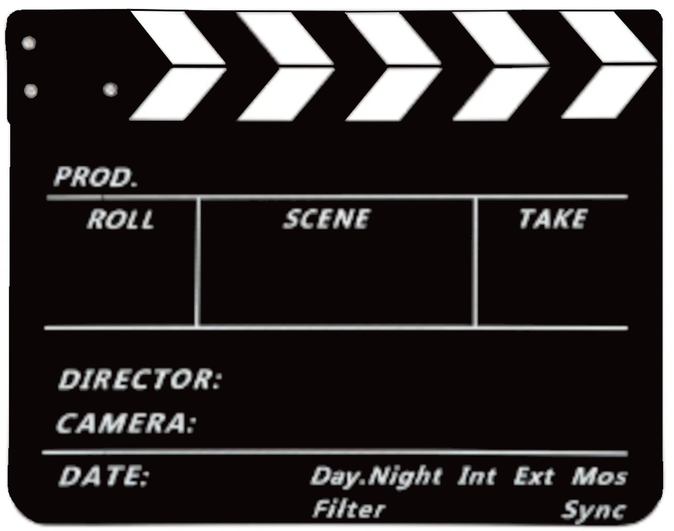 3D Movie Clapperboard Animation - TurboSquid 2336348