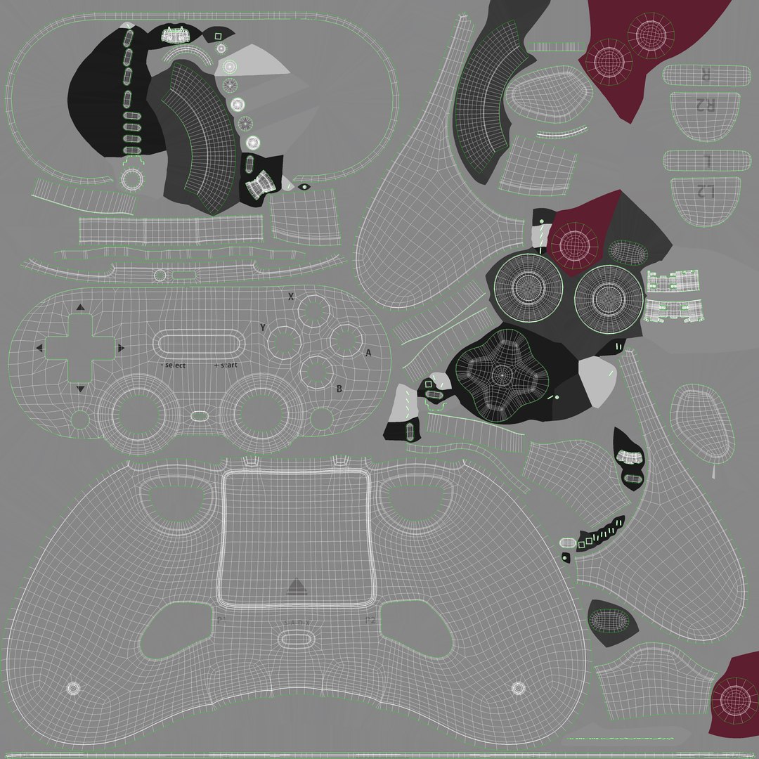 Video Game Controller 3D Model - TurboSquid 2342911