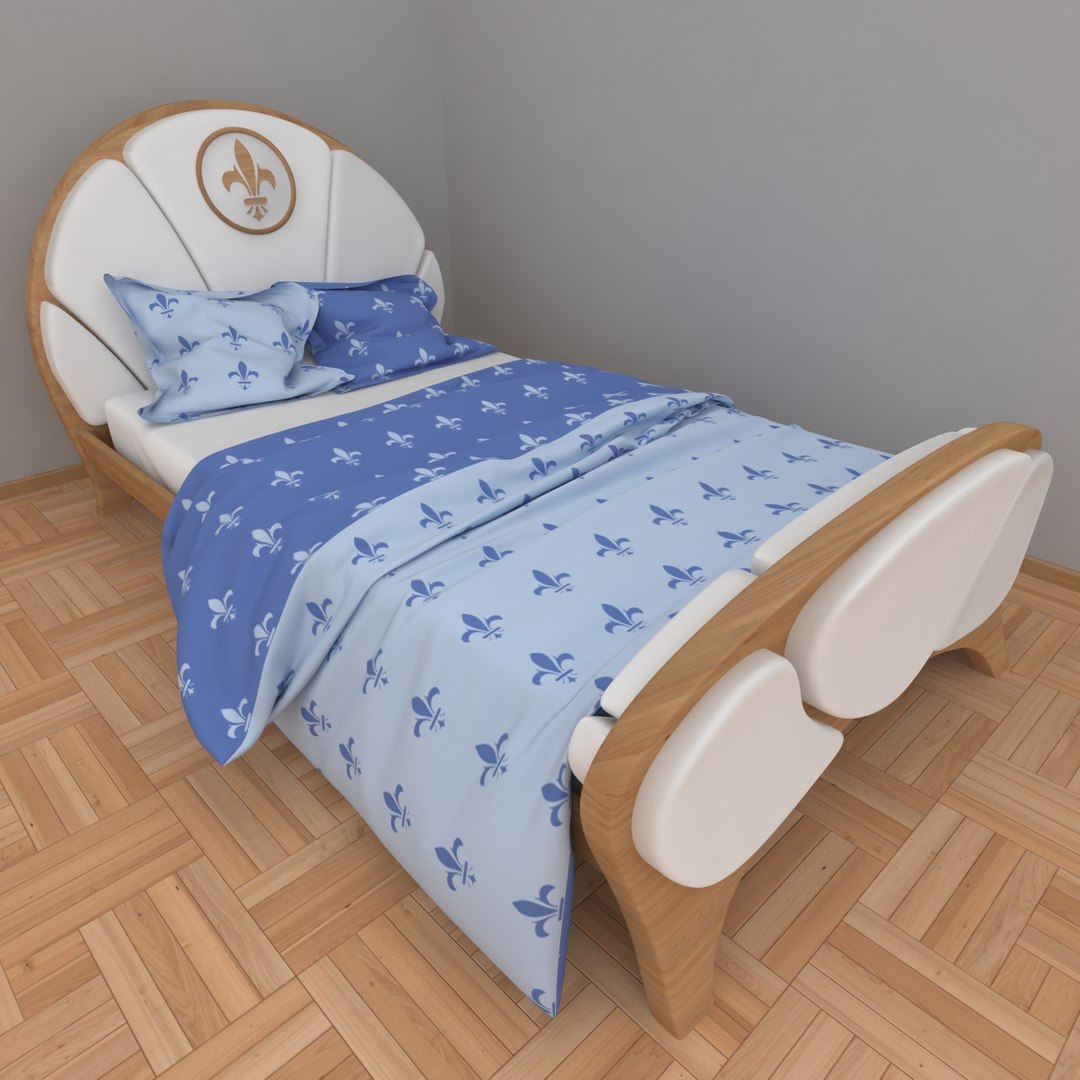 3d Child S Knight Bed Interior