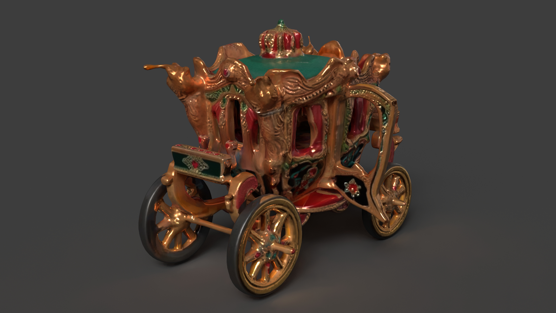 3D Chinese Ancient Carriage Figure - TurboSquid 2314594