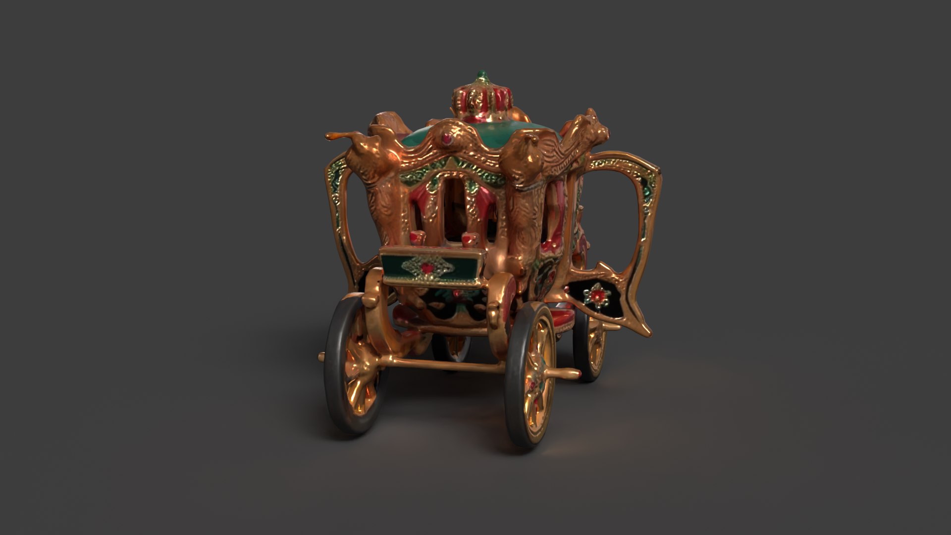 3D Chinese Ancient Carriage Figure - TurboSquid 2314594
