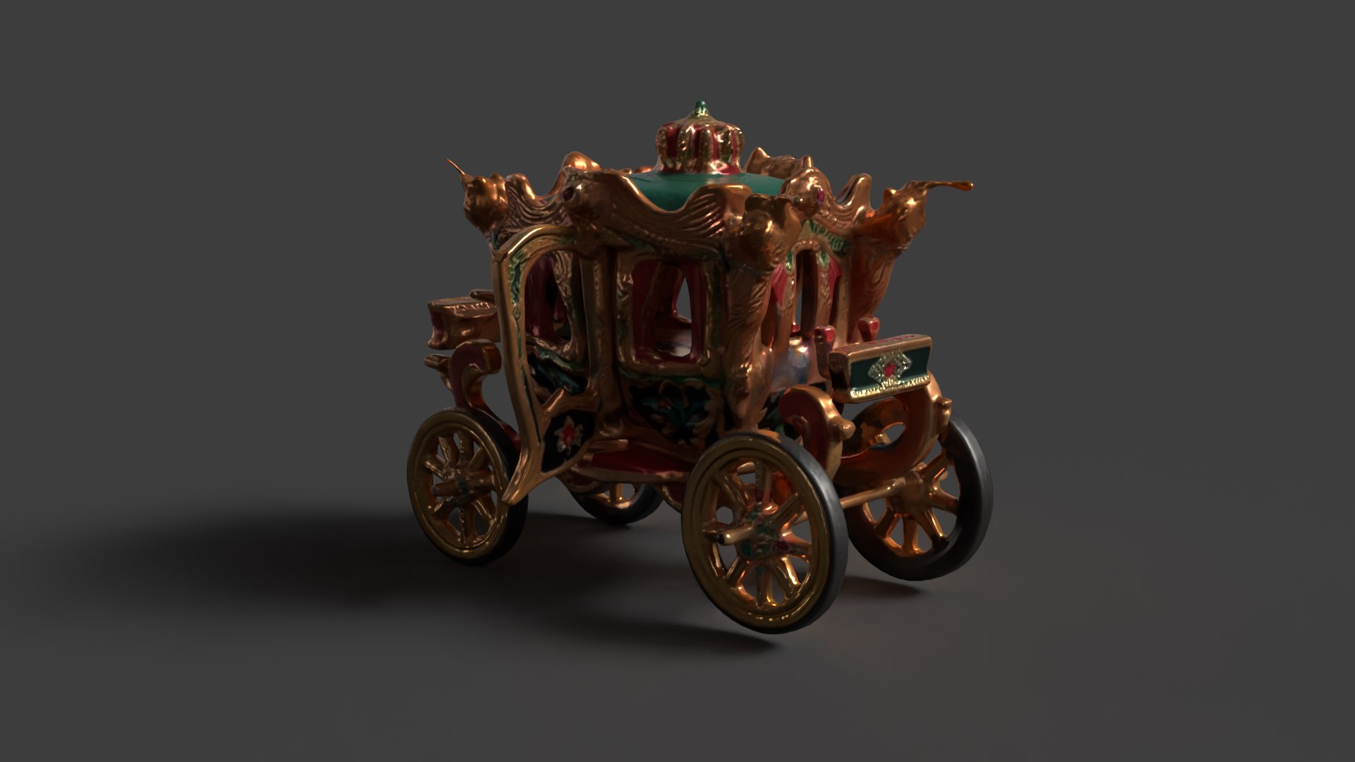 3D Chinese Ancient Carriage Figure - TurboSquid 2314594