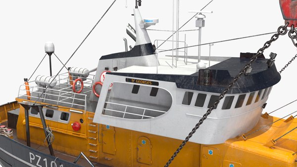 Fishing trawler trawls 3D model - TurboSquid 1606885