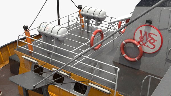 Fishing trawler trawls 3D model - TurboSquid 1606885