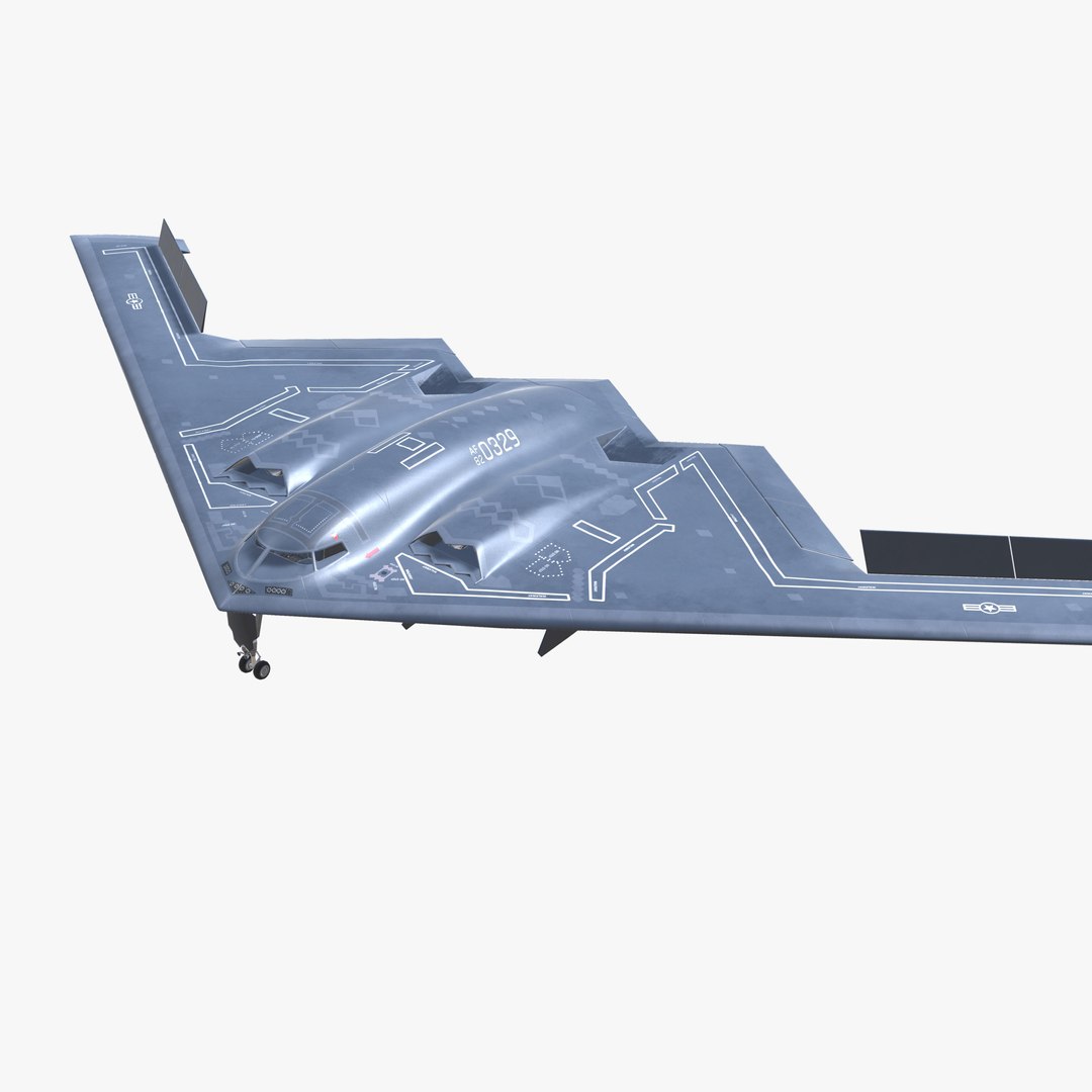 B-2 Spirit Jet Fighter Aircraft Low-poly 3D model - TurboSquid 1800212