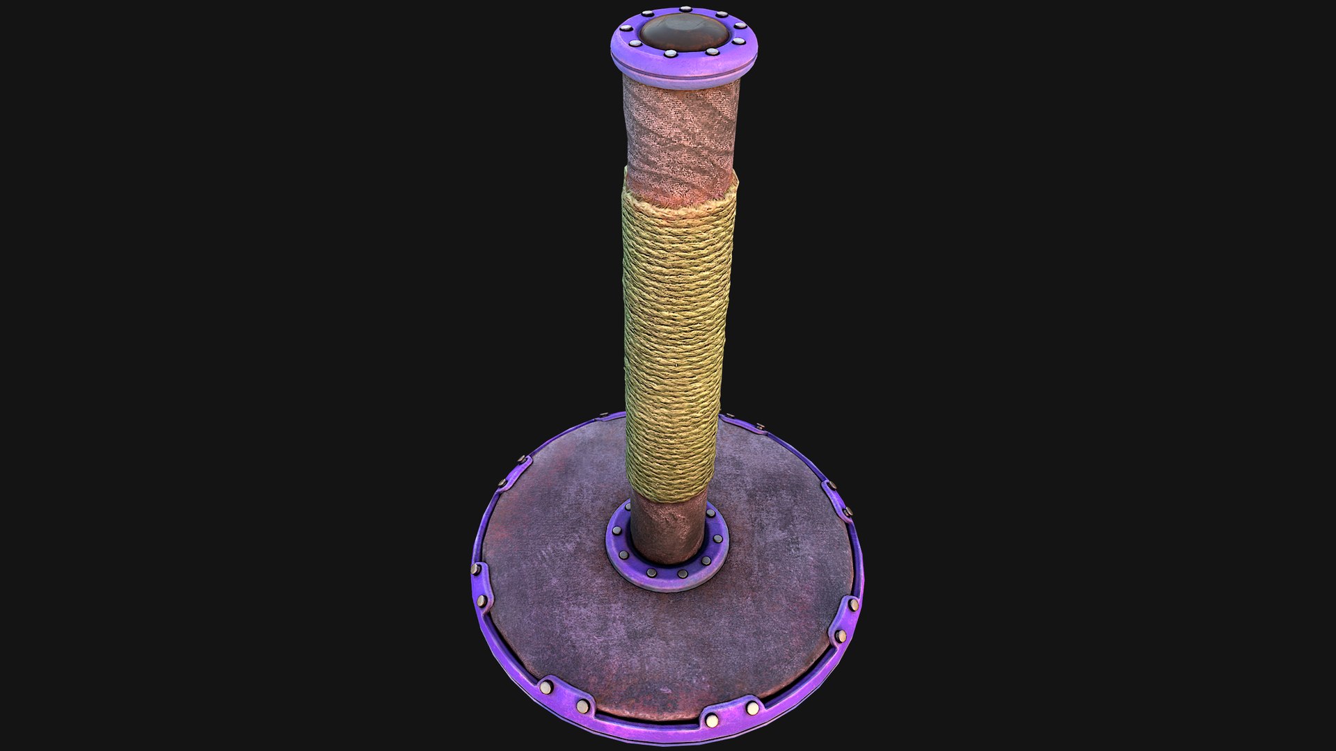 3D Cat Scratching Pet Post Zoo Furniture Set Model - TurboSquid 2414008