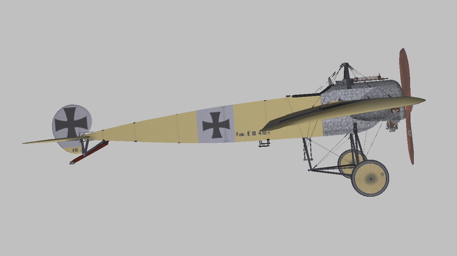 Fokker E3 3D Model - TurboSquid 1157690