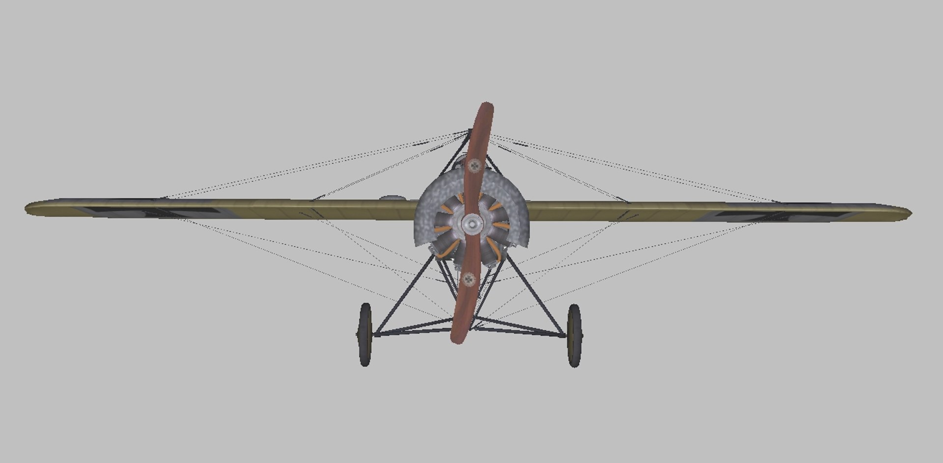 Fokker E3 3D Model - TurboSquid 1157690