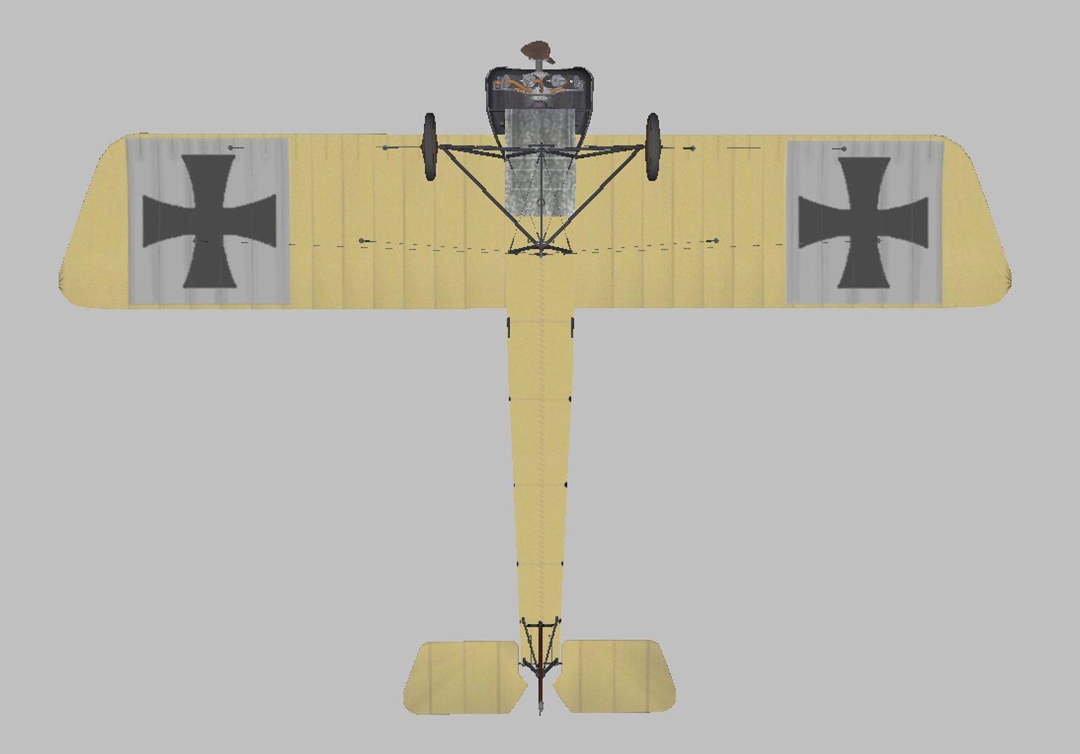 Fokker E3 3D Model - TurboSquid 1157690