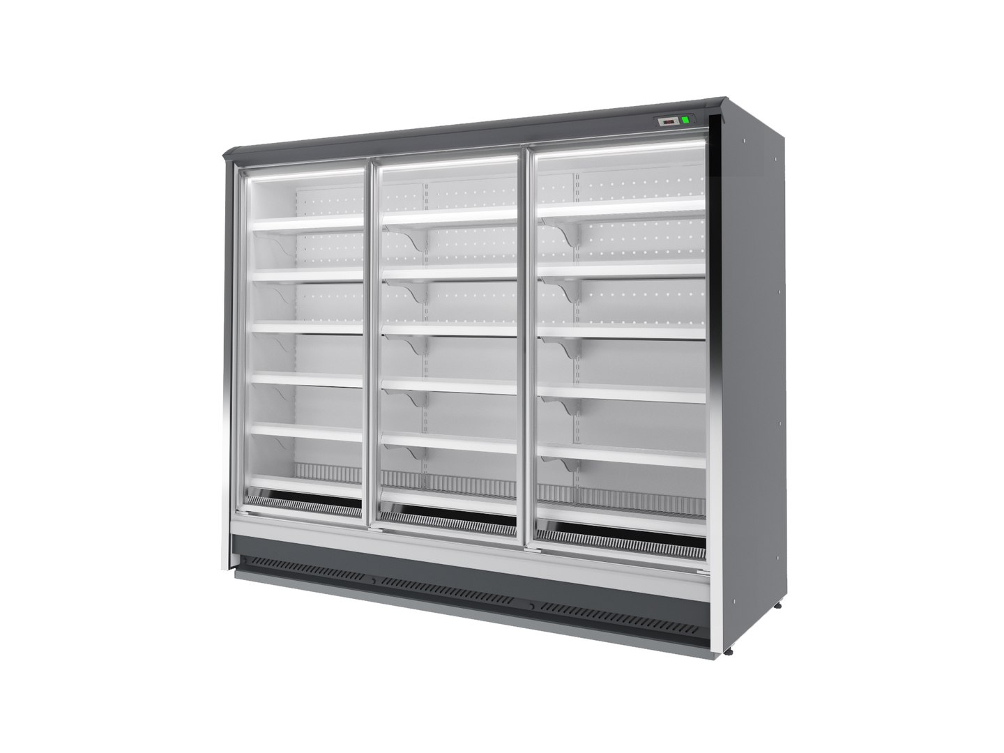 3D Supermarket Freezer Model - TurboSquid 1893185