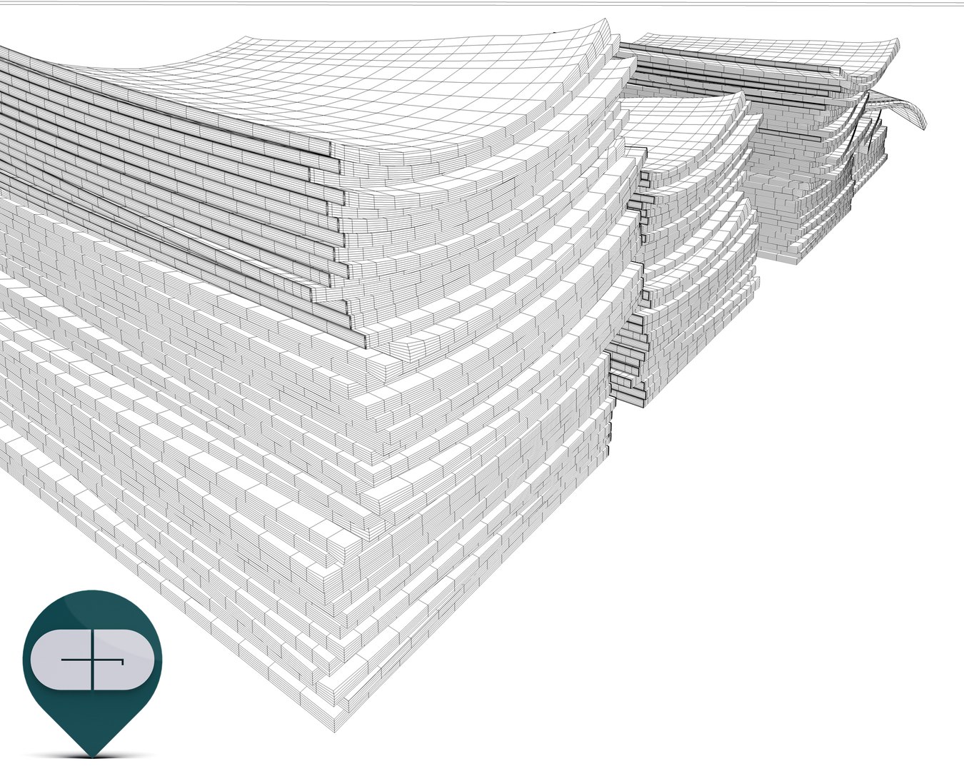 3d stack magazines model