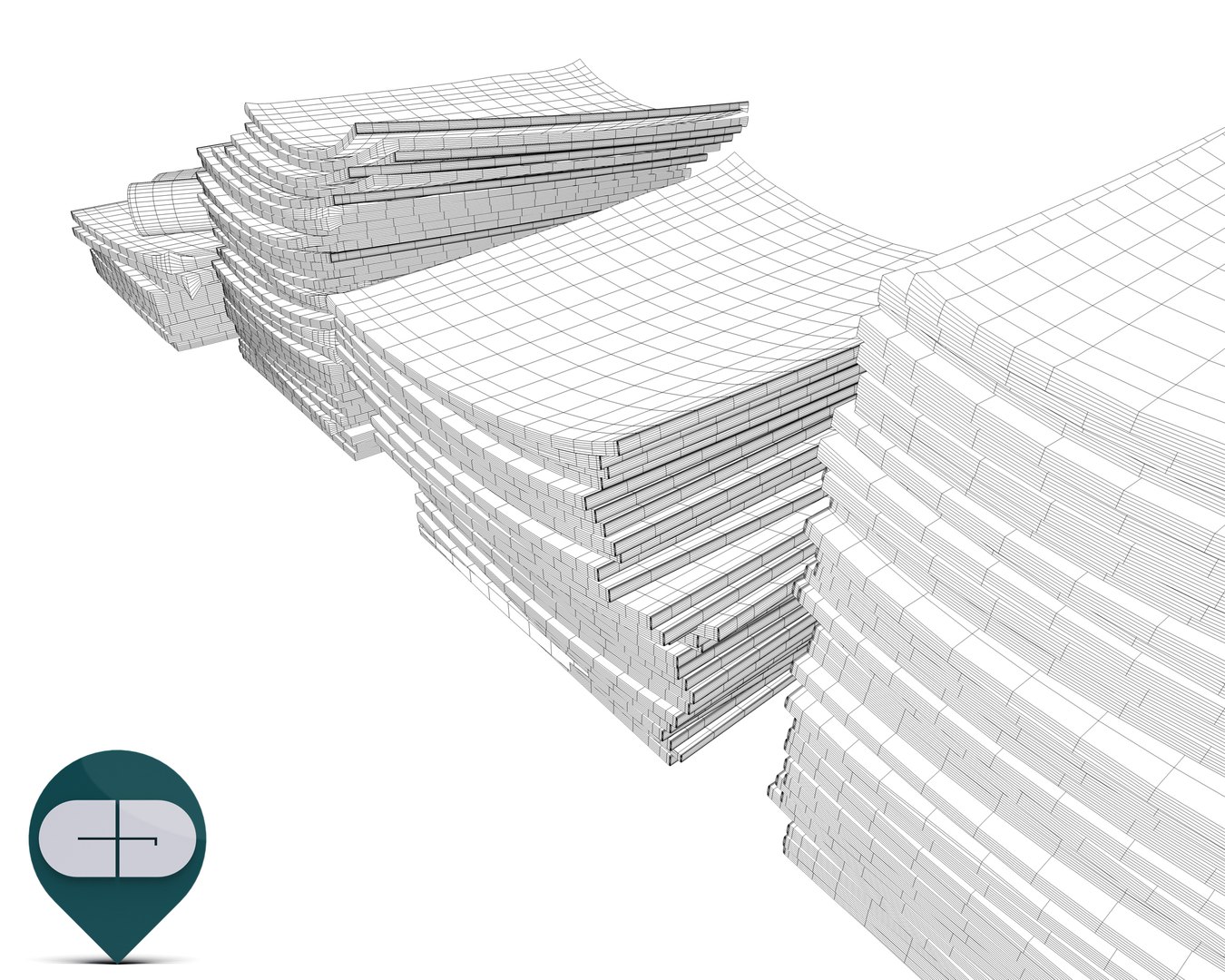 3d stack magazines model