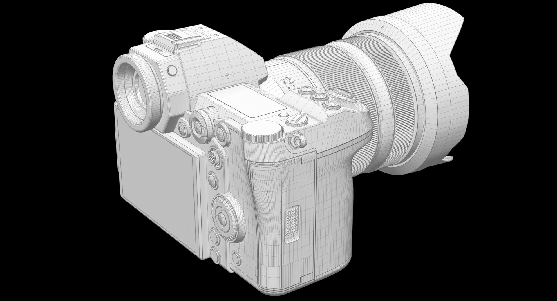 3D Photoreal Mirrorless Camera Panasonic Model - TurboSquid 1381740