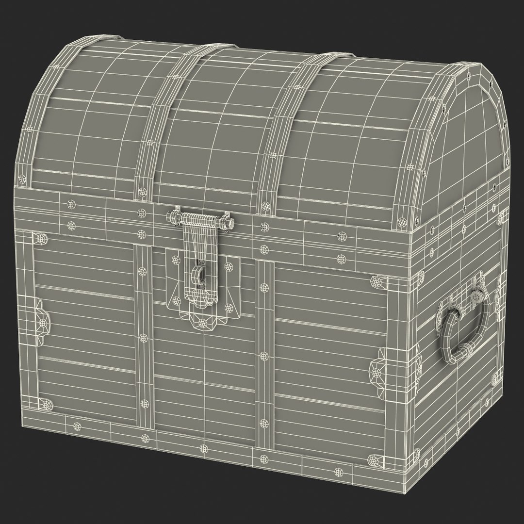 3d model treasure chest