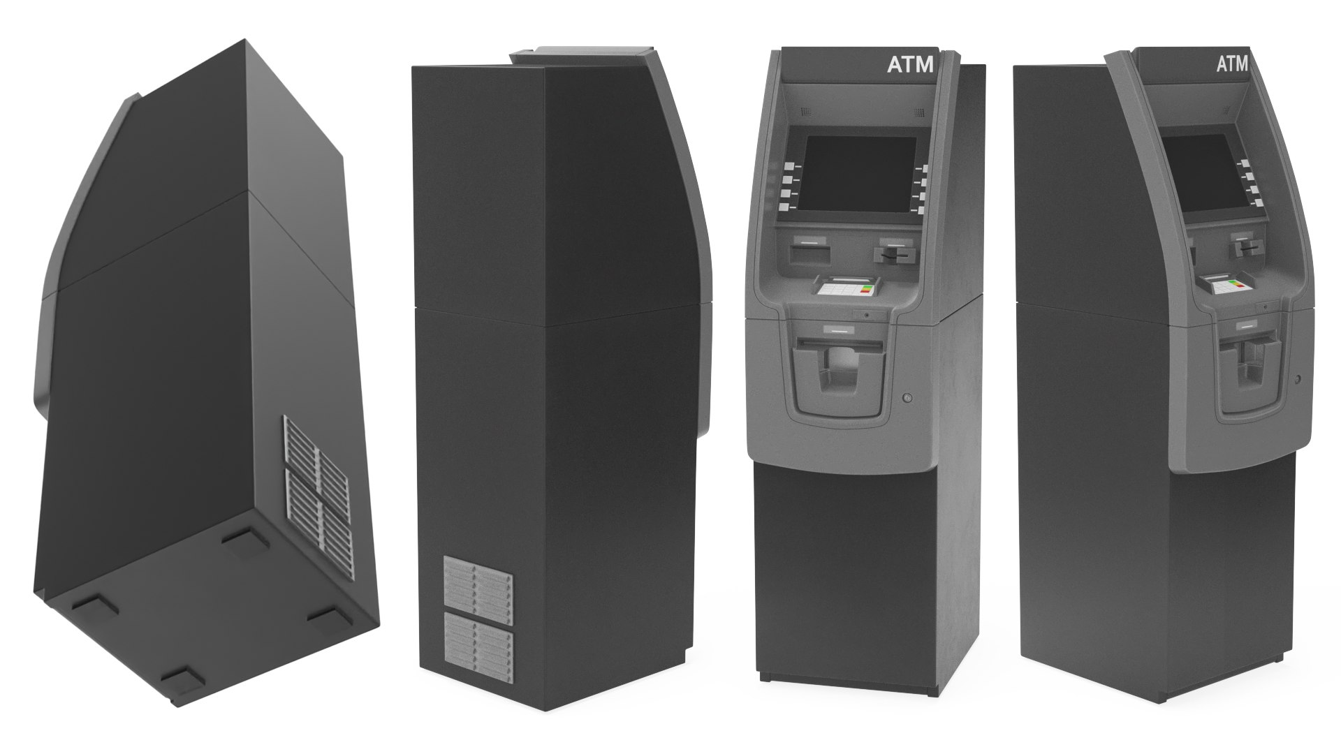 Bank ATM Cash Machine 3D model - TurboSquid 2177931
