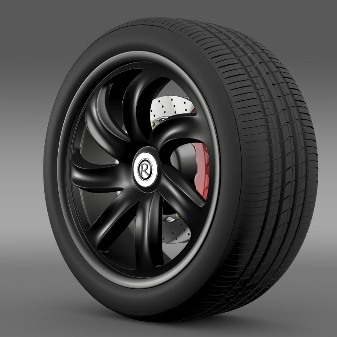 3ds max custom wheel