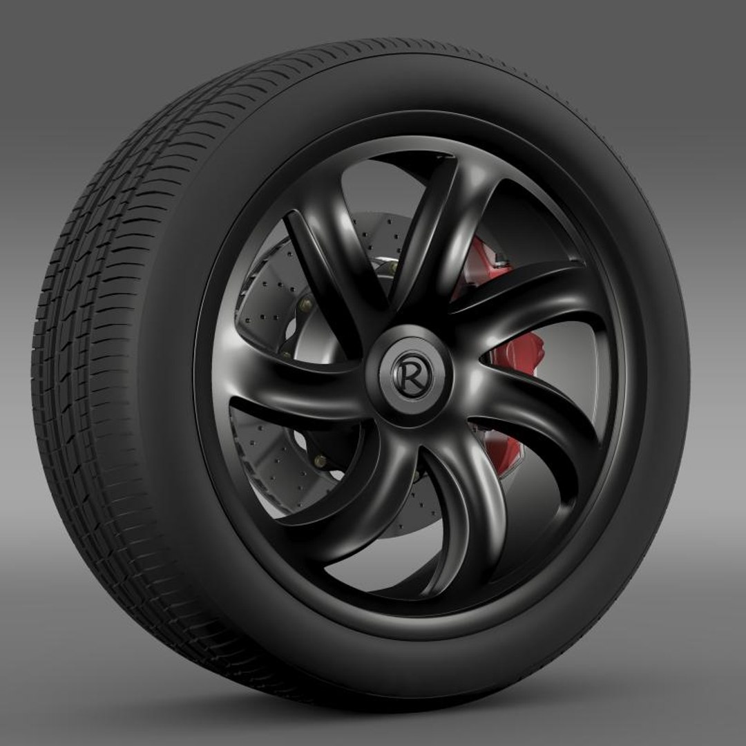 3ds max custom wheel