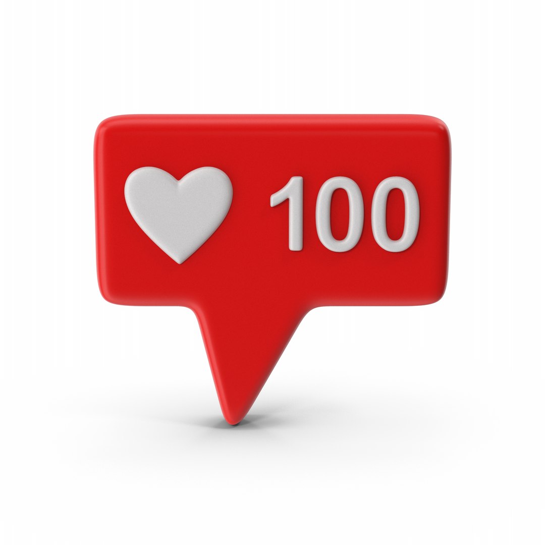 Social Media Likes Bubble 3D - TurboSquid 2168739