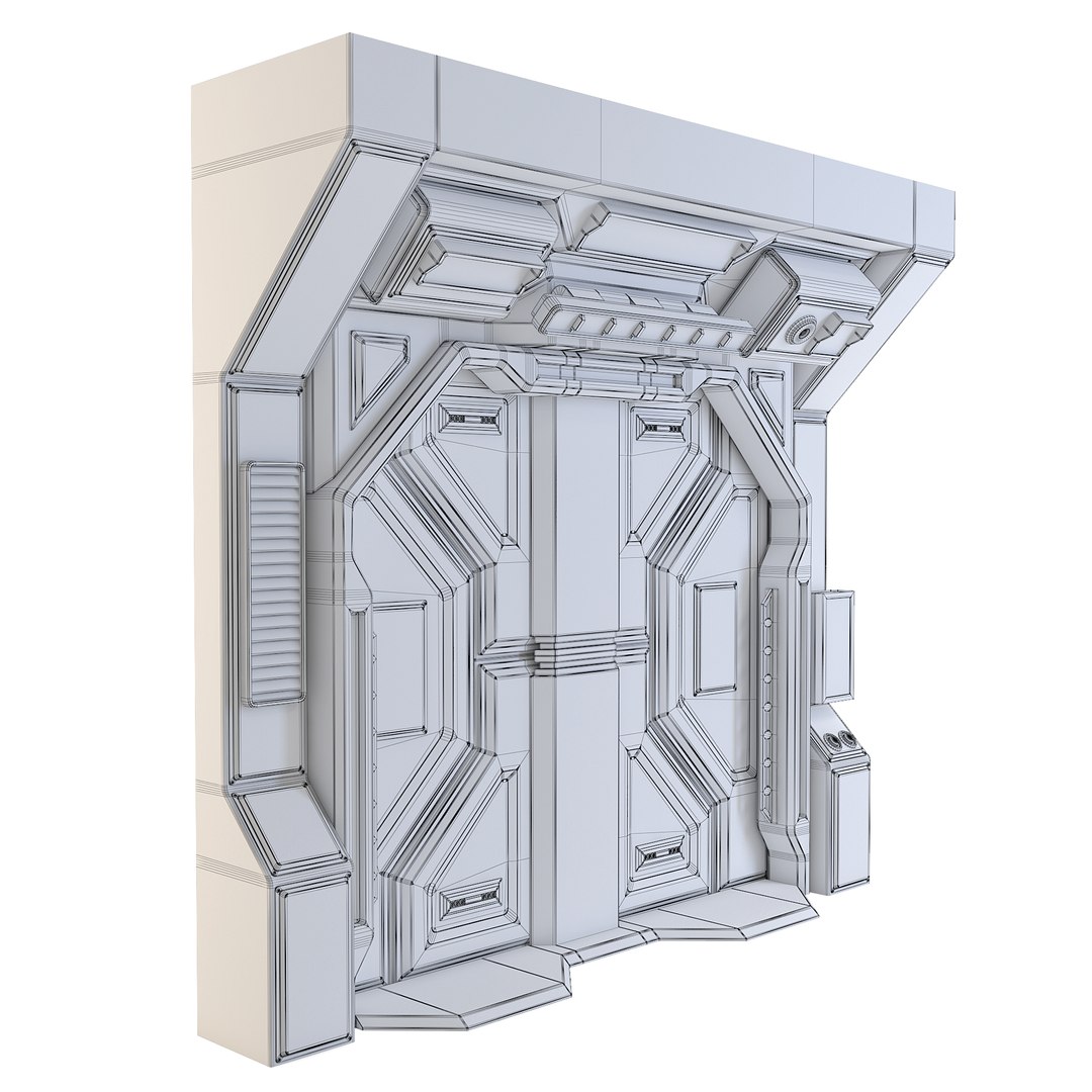 Space Station Entry Door 3D Model - TurboSquid 2199423