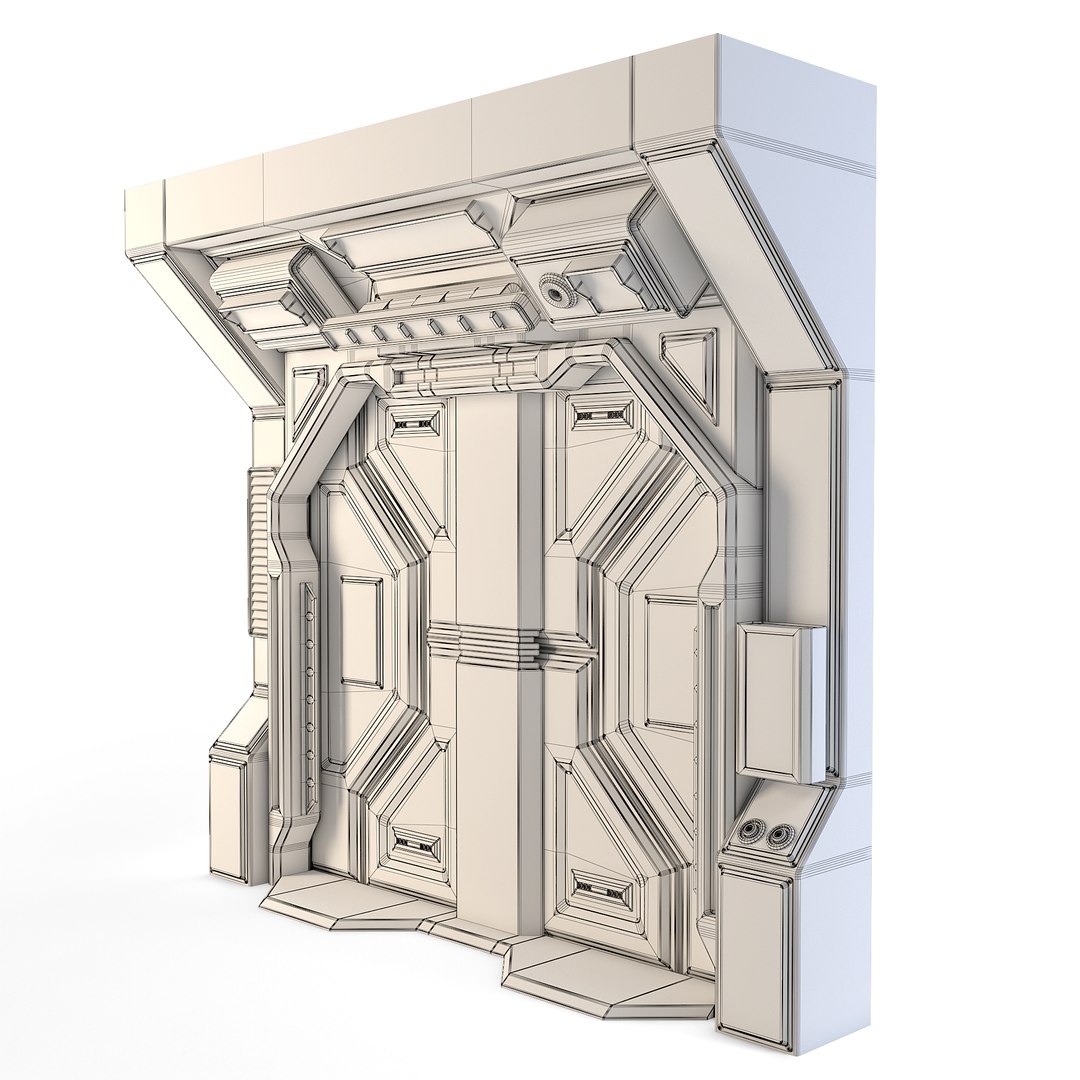 Space Station Entry Door 3D Model - TurboSquid 2199423
