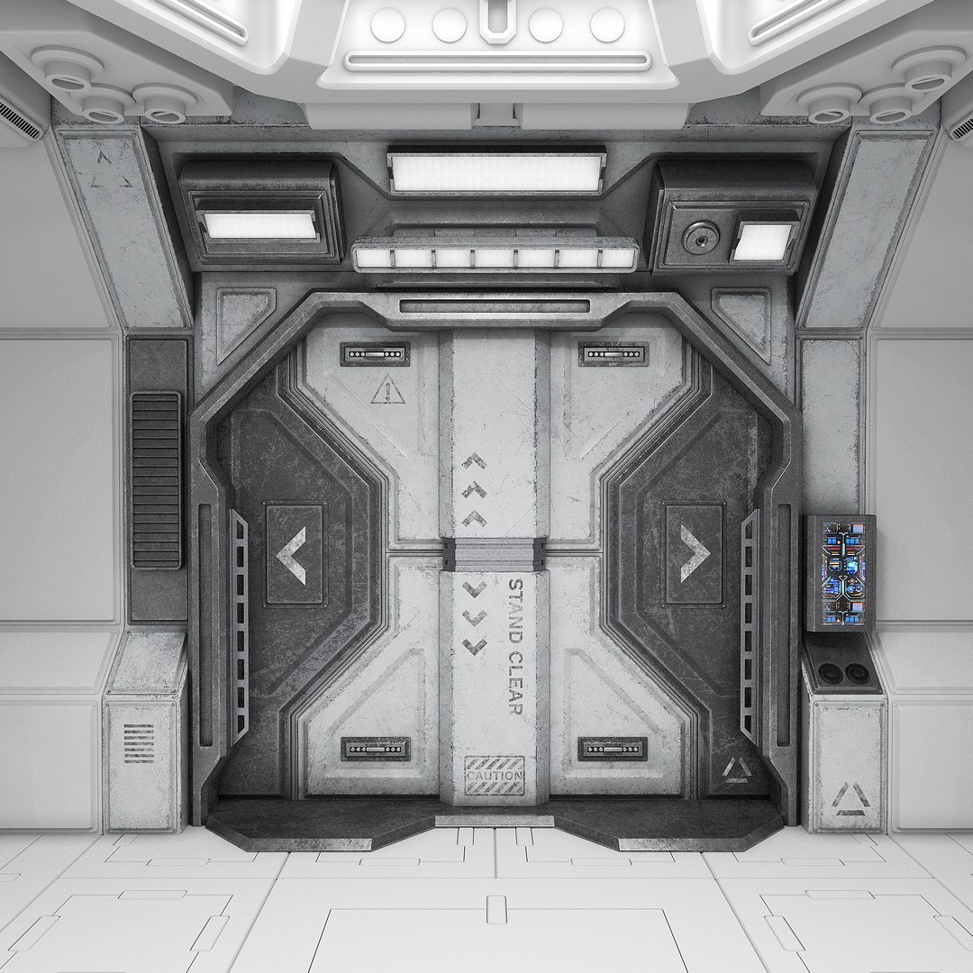 Space Station Entry Door 3D Model - TurboSquid 2199423