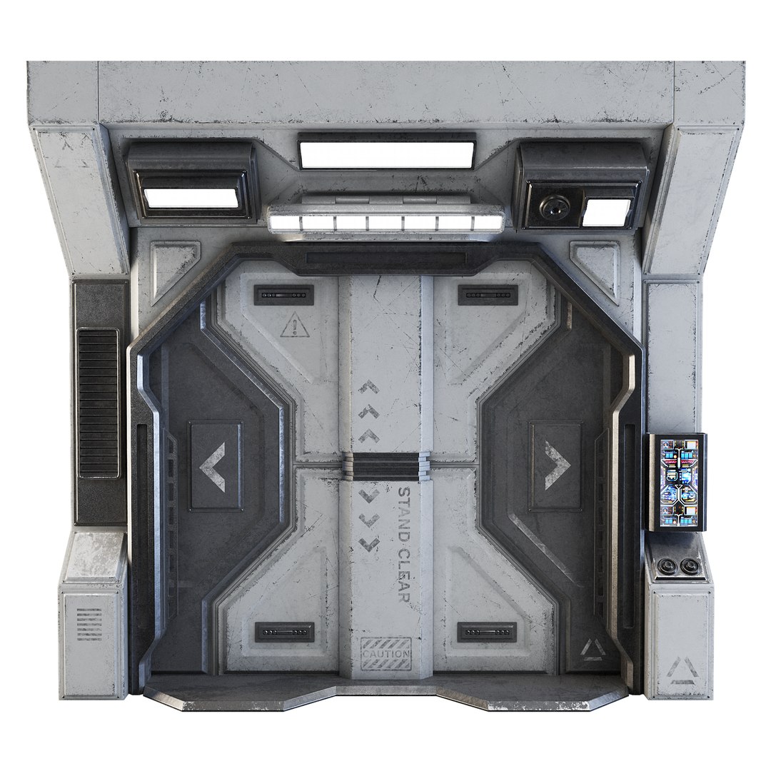 Space Station Entry Door 3D Model - TurboSquid 2199423