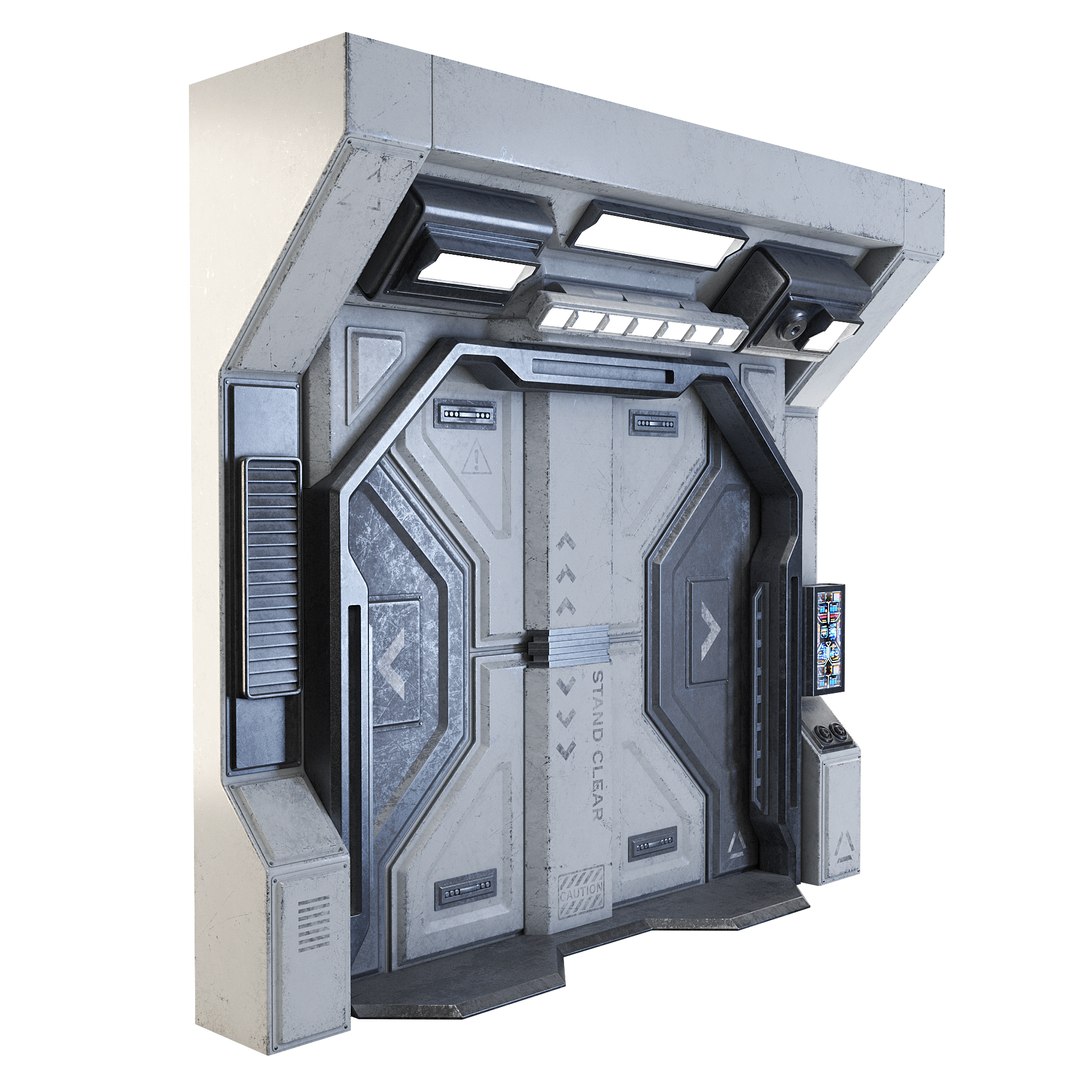 Space Station Entry Door 3D Model - TurboSquid 2199423