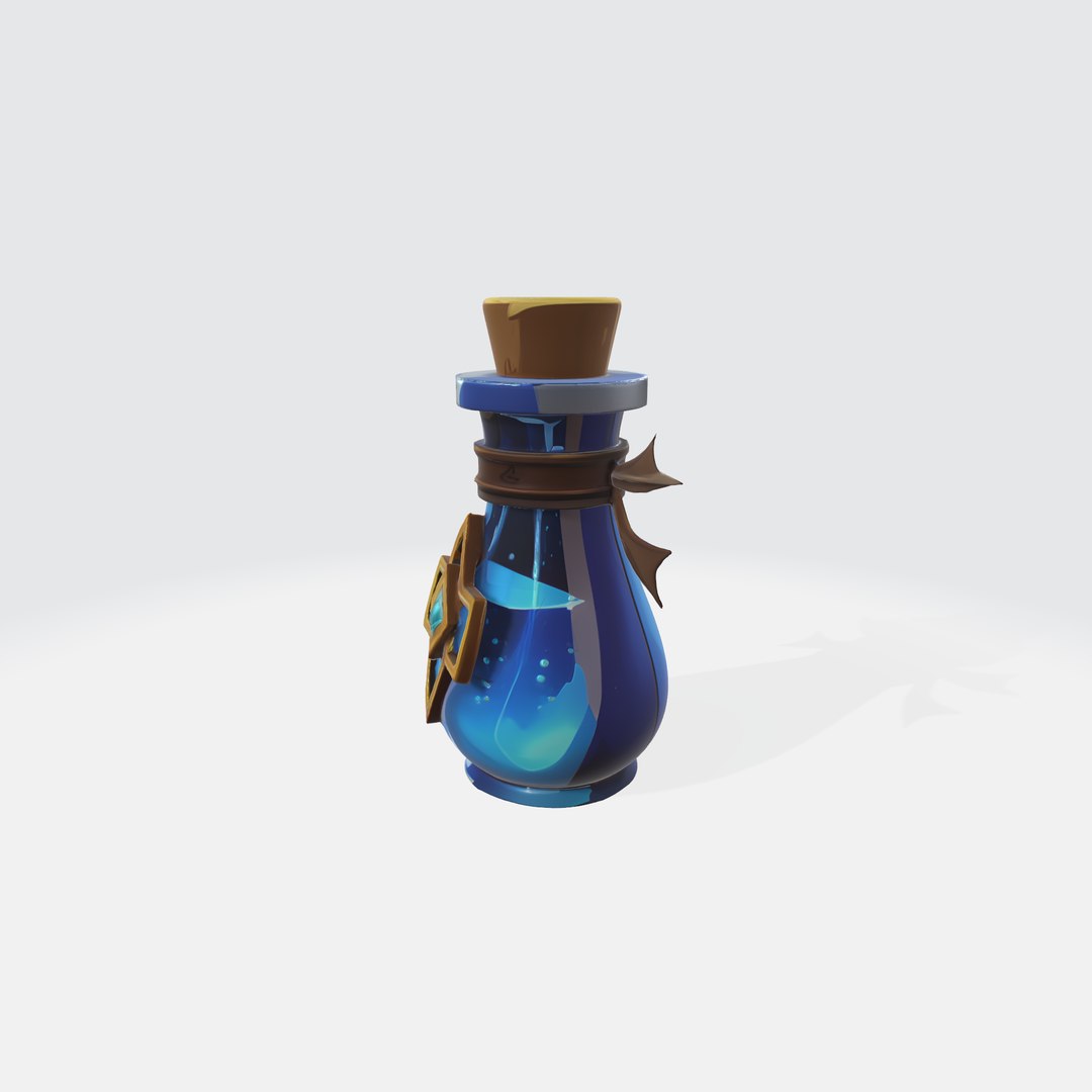 Enchanted Potion Bottle Model - TurboSquid 2359308