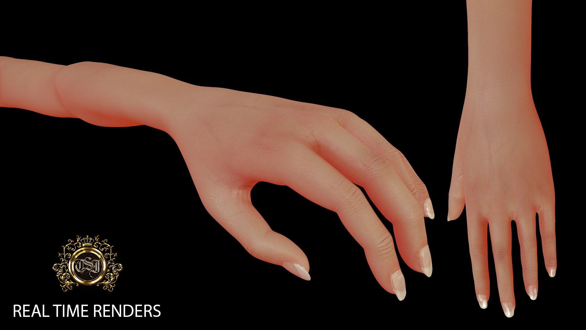 Realistic Hand Rigged X