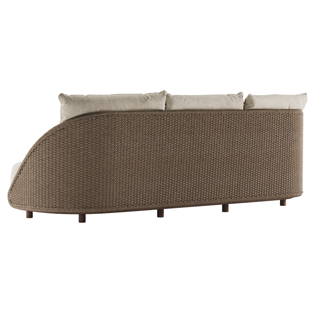 Tribu Elio 3-seat Sofa Model - TurboSquid 2426565