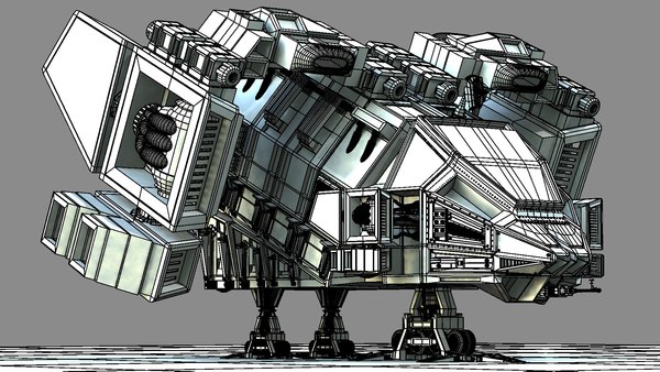 maya spaceship unit ship