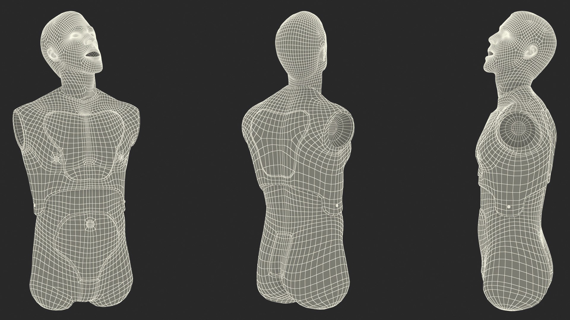 Resuscitation manikin torso 3D - TurboSquid 1487444