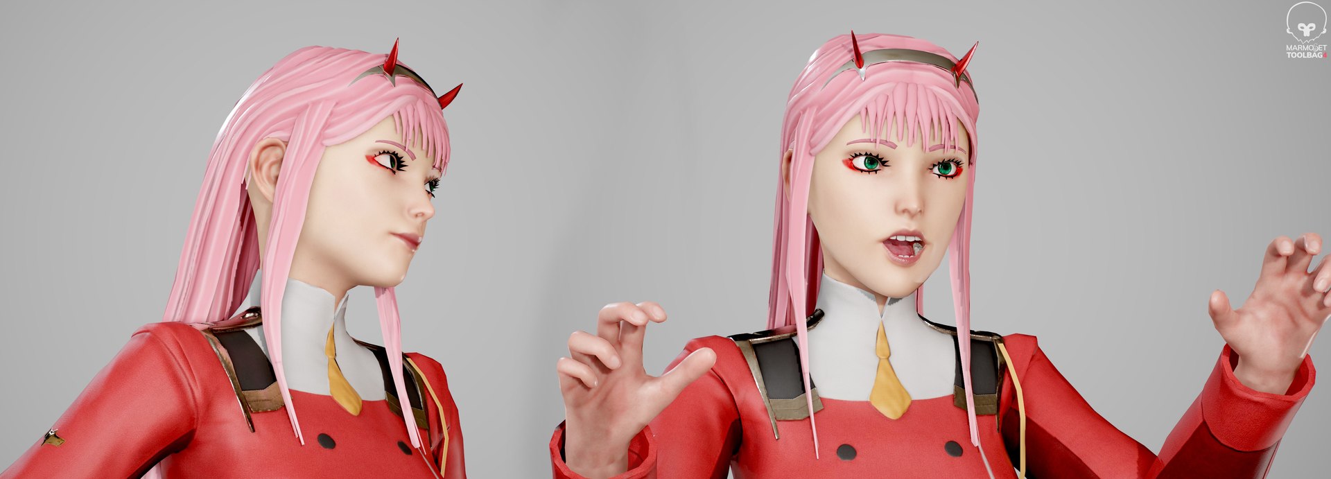 Zero Two Game Ready Low Poly 3D Model Model - TurboSquid 1776659