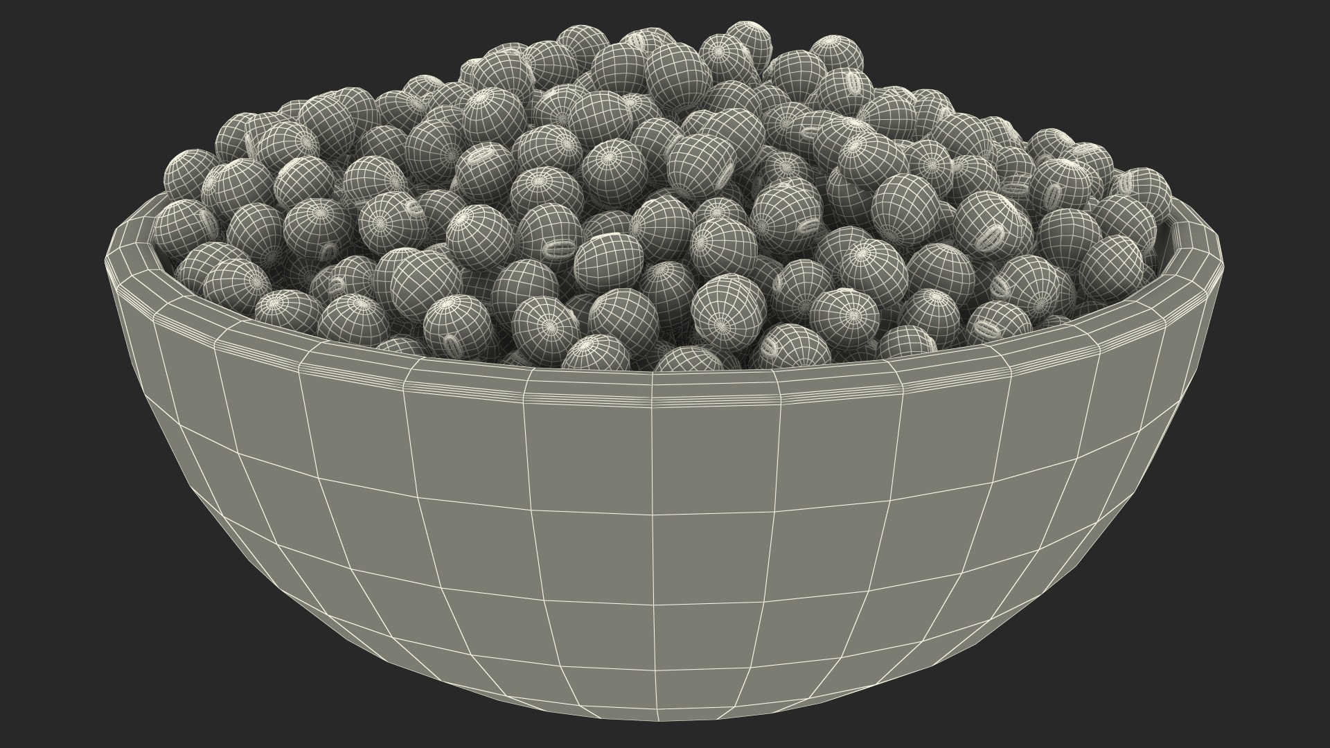 3D Model Soybean Wooden Bowl Soy - TurboSquid 1559131