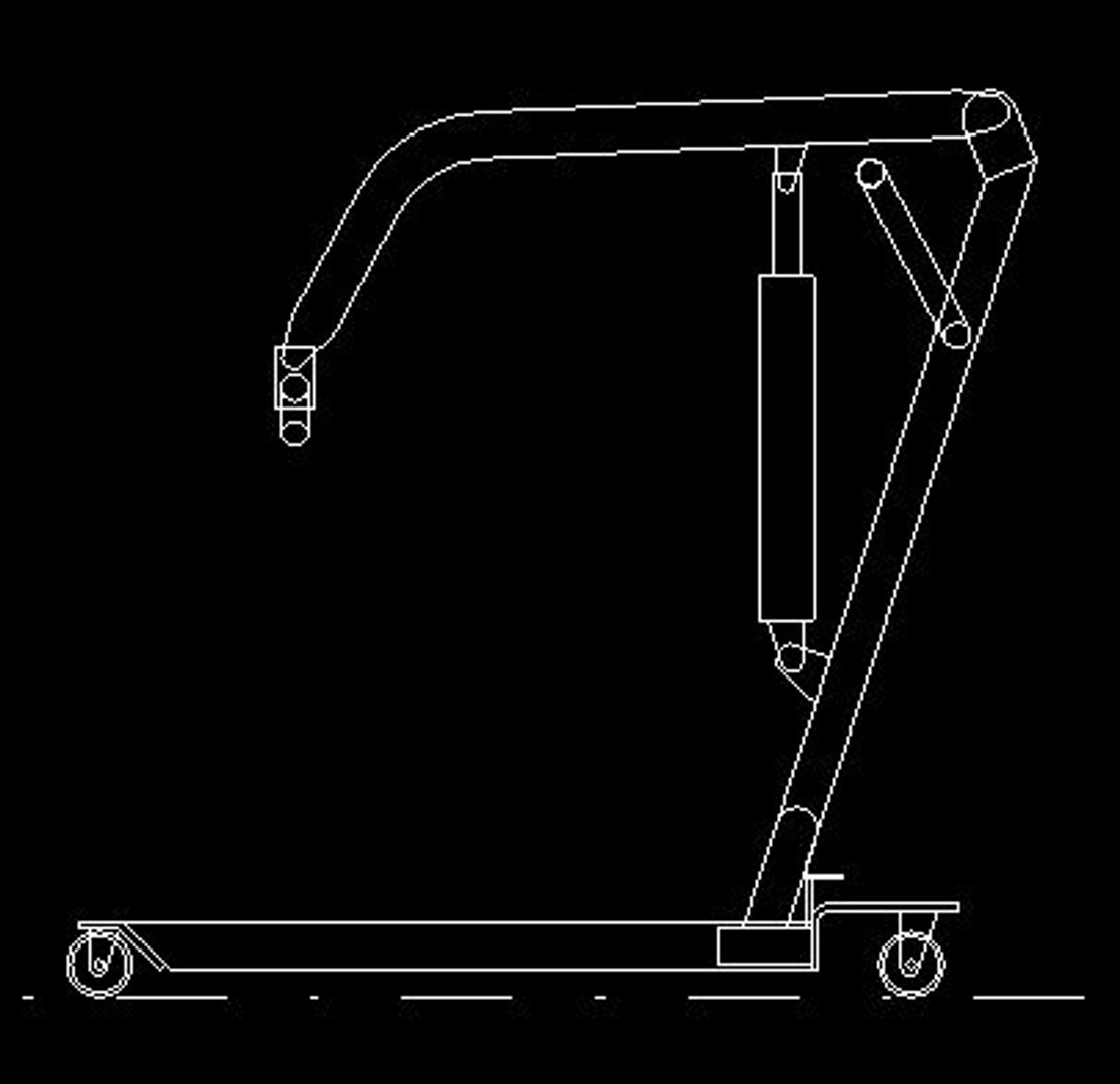 patient lift 3d model