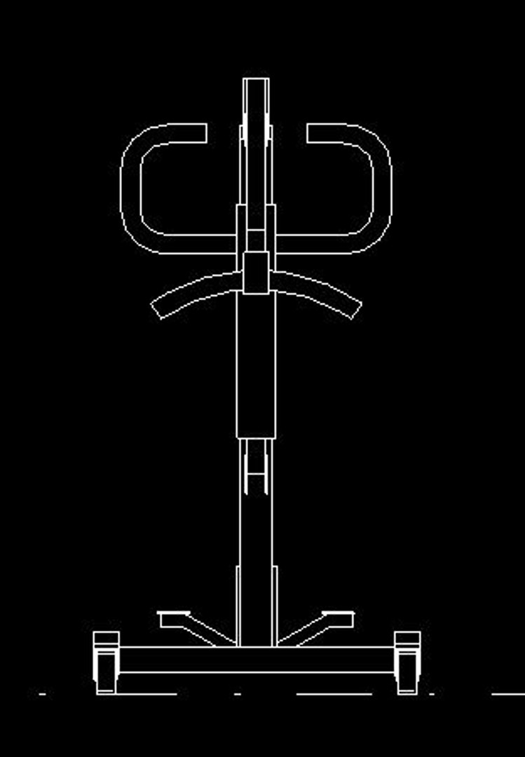 patient lift 3d model