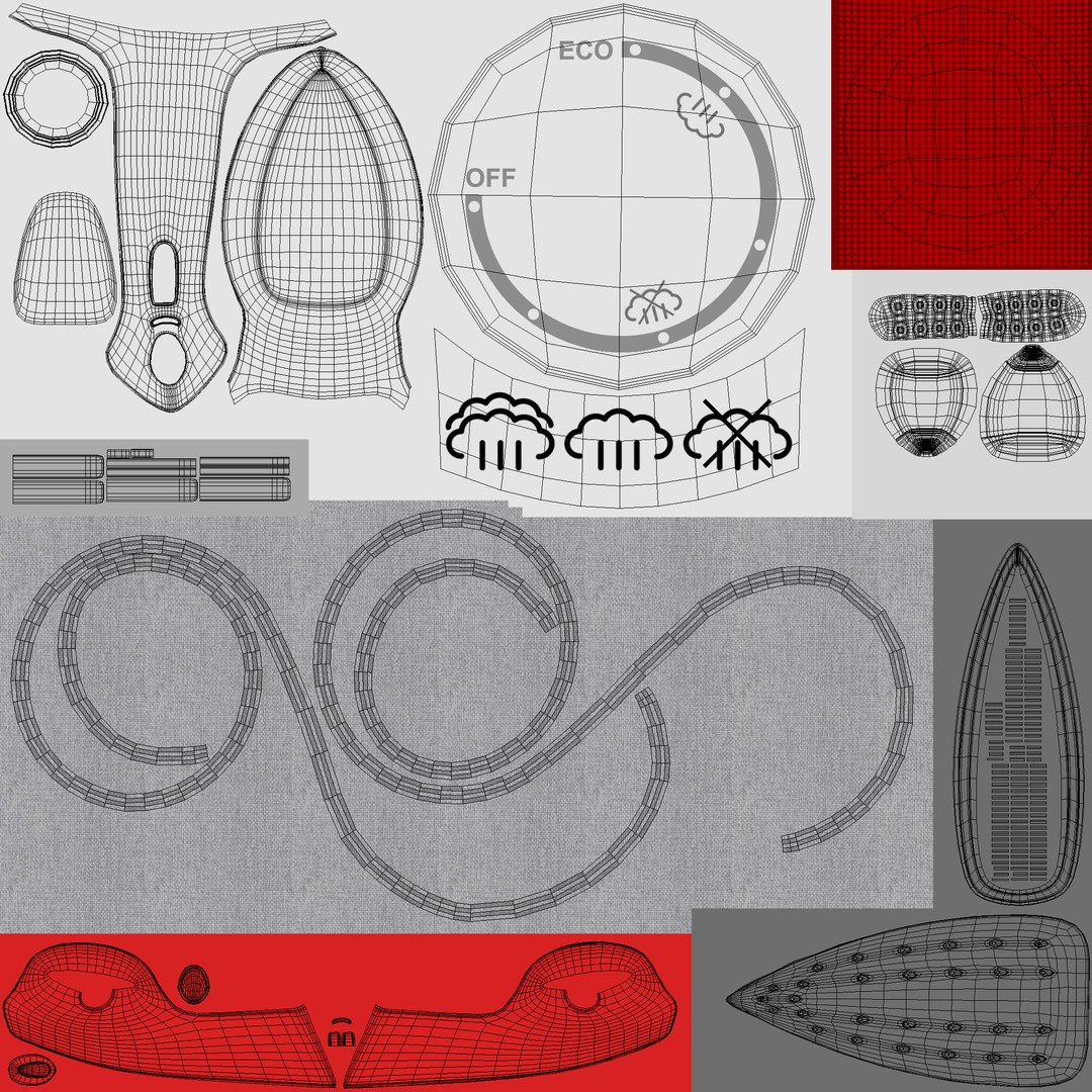 Clothes Iron 03 3D Model - TurboSquid 2016804
