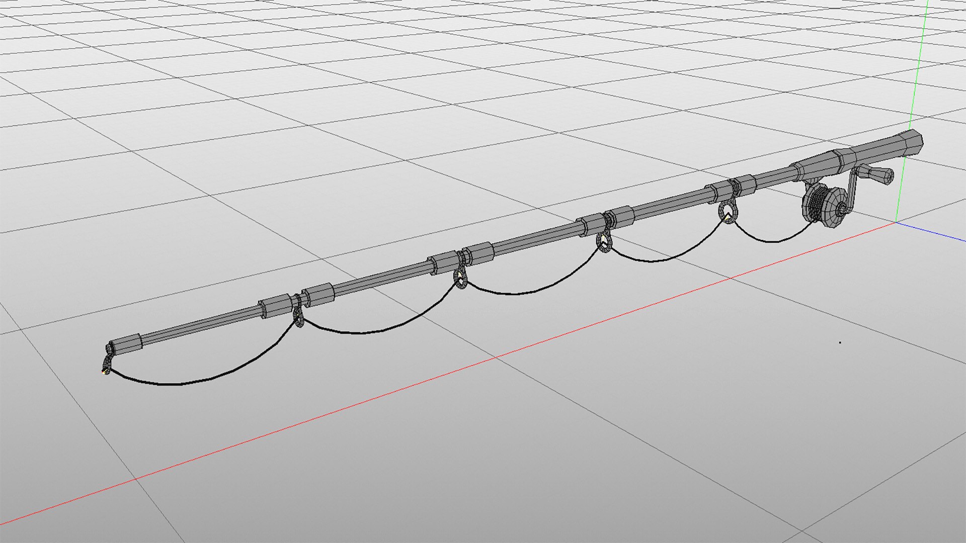 3D Model Fishing Rod - TurboSquid 1988937
