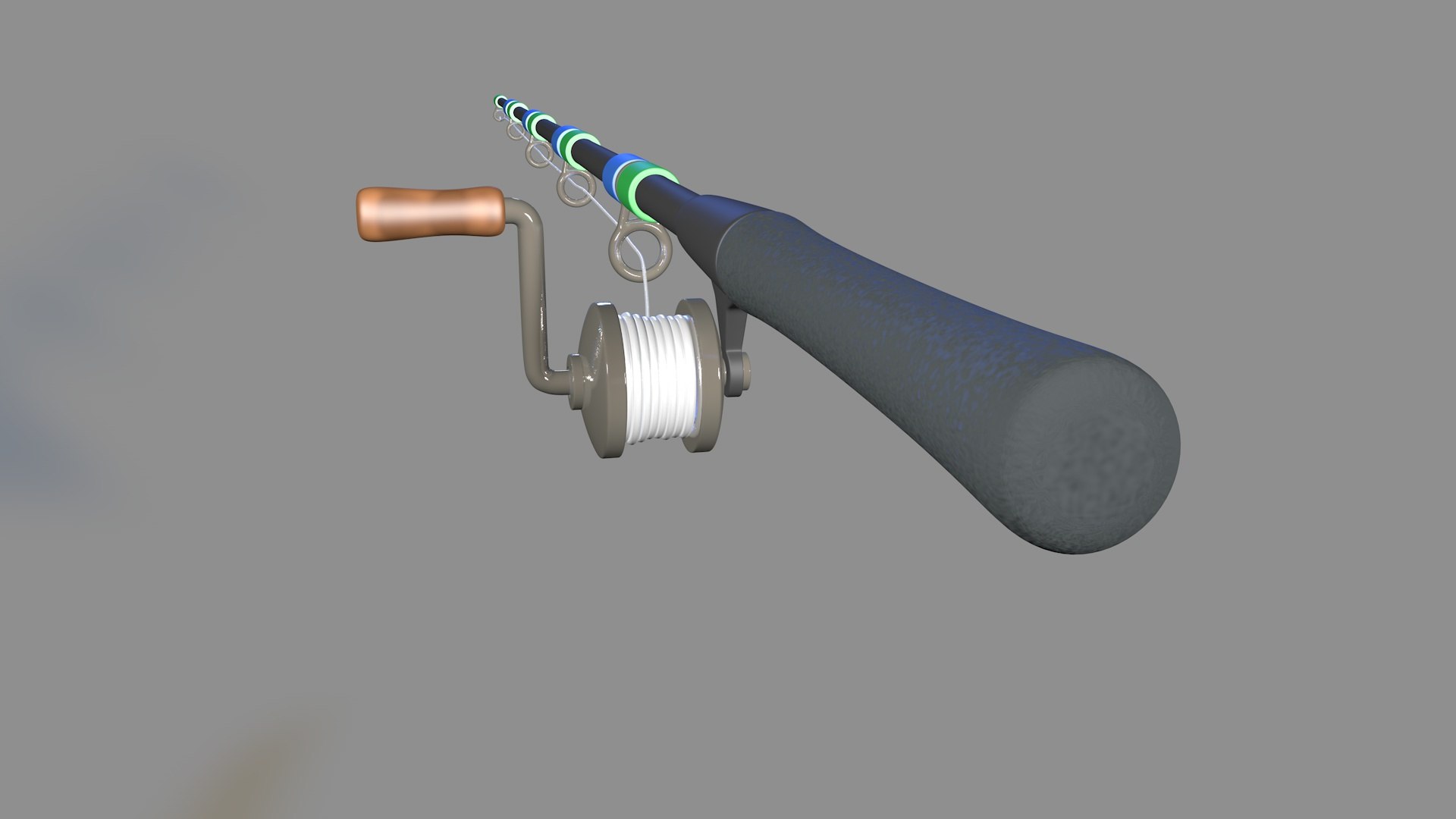 3D Model Fishing Rod - TurboSquid 1988937