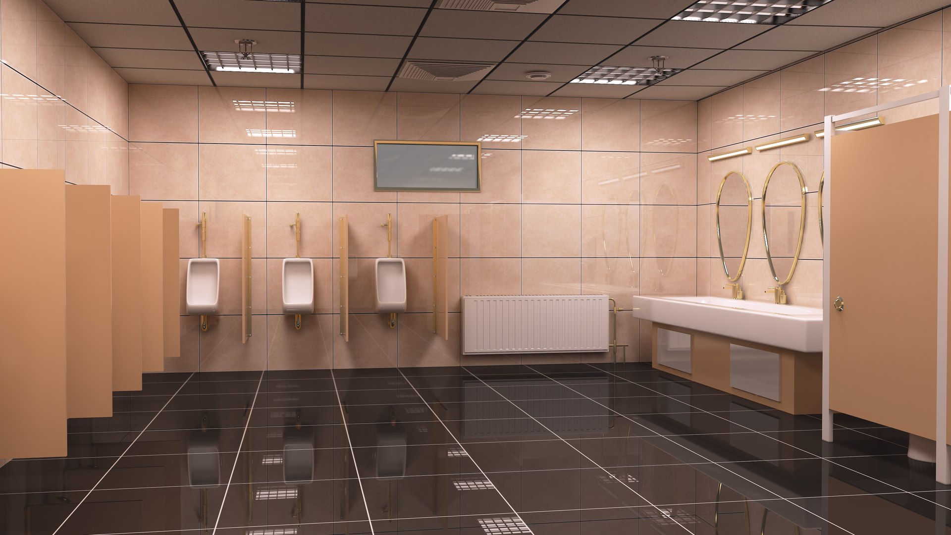 3D Public Toilet Collection - TurboSquid 2083642
