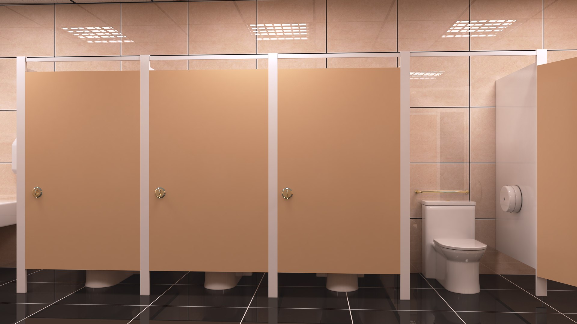 3D Public Toilet Collection - TurboSquid 2083642