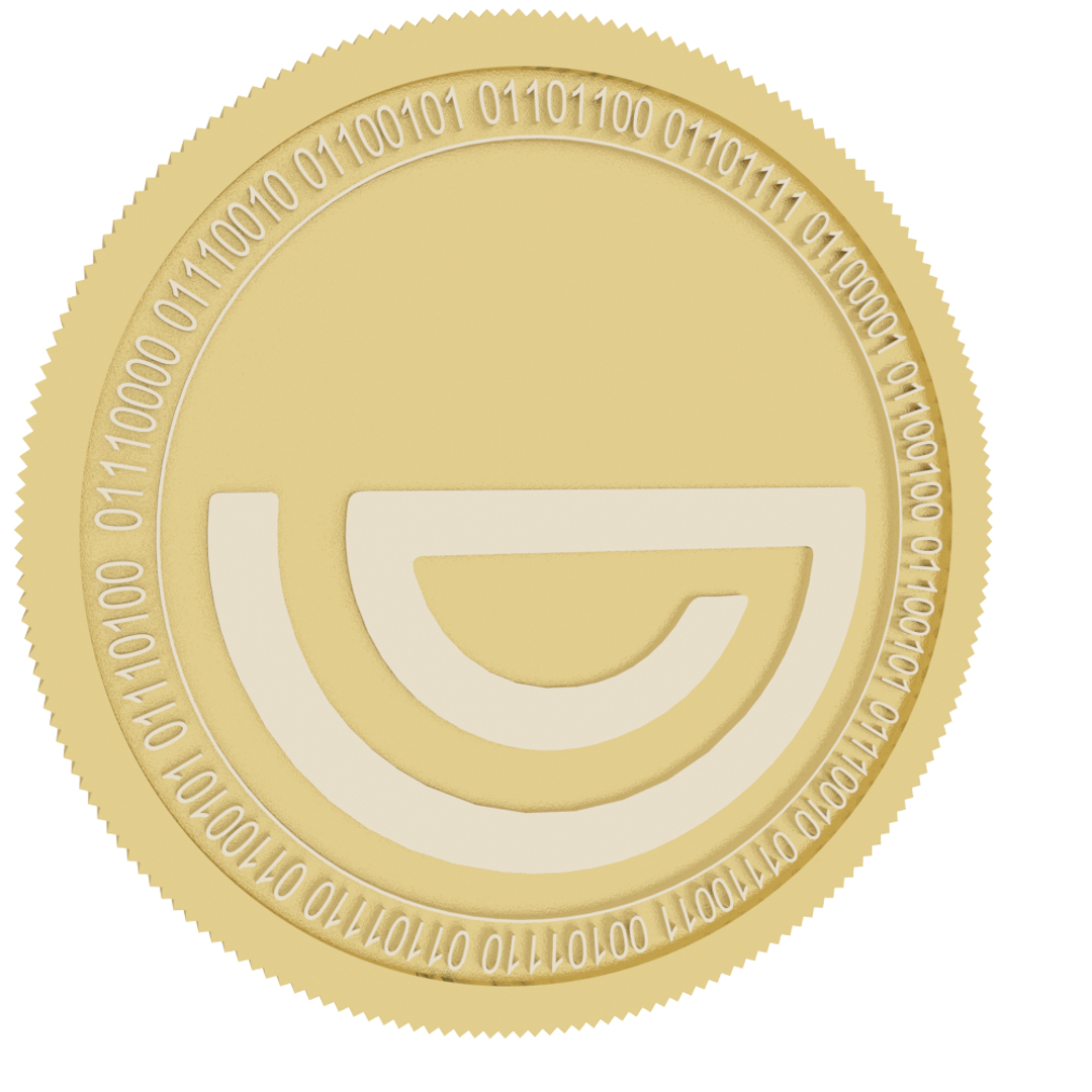 3D Genesis Gold Coin Model - TurboSquid 1497246