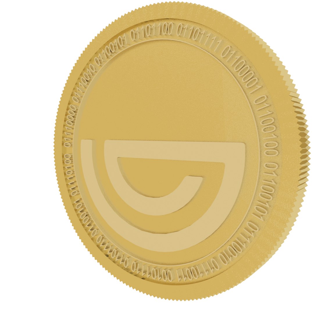3D Genesis Gold Coin Model - TurboSquid 1497246
